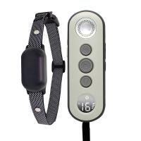 China Rechargeable Waterproof Dog Training Collar Remote Control Electrostatic Barking Collar IP67 for sale