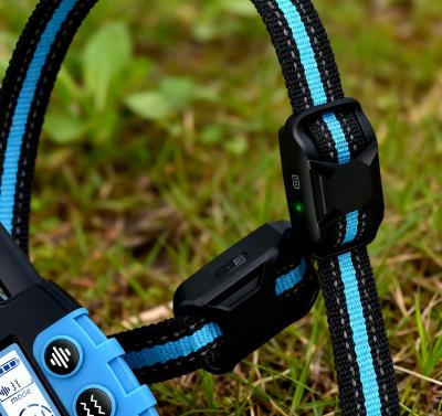 China Waterproof Plastic & Nylon Smart Dog Bark Collar with Fashion Design for Anti-Bark Training Remote Control Rechargeable for sale