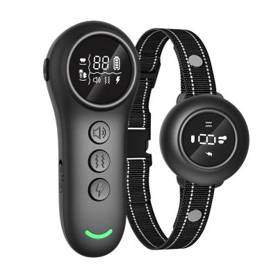 China Humane Smart Dog Training Collar with IPX7 Waterproof Rechargeable Design and Fashion Nylon & Plastic Adjustable for sale