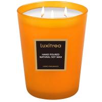 China 3oz Private Label Sweet Orange Scented Candle for Relaxation and Energy Boost for sale