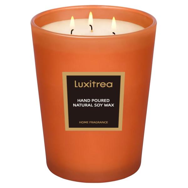 Quality Hand Poured Birthday Gift Candle Champagne And Peach Blossom Scent 3oz for sale