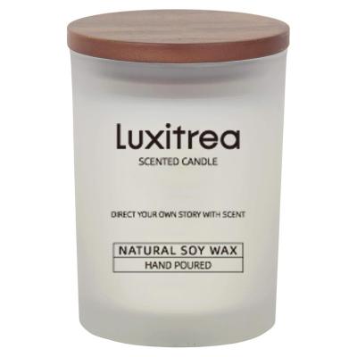 China Private Label White Scented Candle For Serene Spaces 4oz Essential Oil Candle for sale