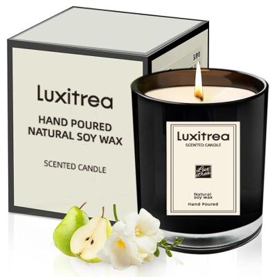 China Handmade Scented Candle Gift Set Providing 20 Hours Burn Time Perfect for Corporate Events and Retail Gift Collections for sale