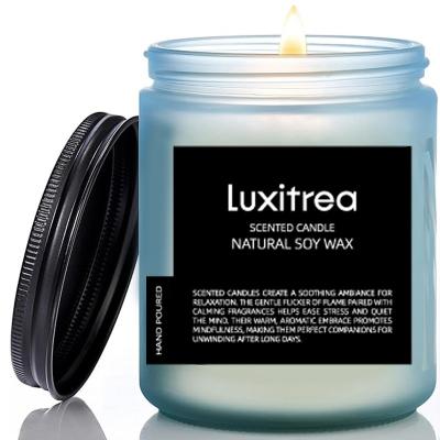 China 50 Hours 7Oz Highly Scented Soy Candles Long Lasting Efficient For Home Decor for sale
