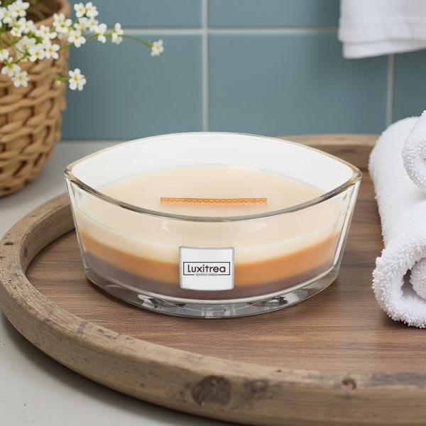 Quality Single Wick Aromatherapy Scented Candle 50 Hours Burn Time 16oz Customization for sale
