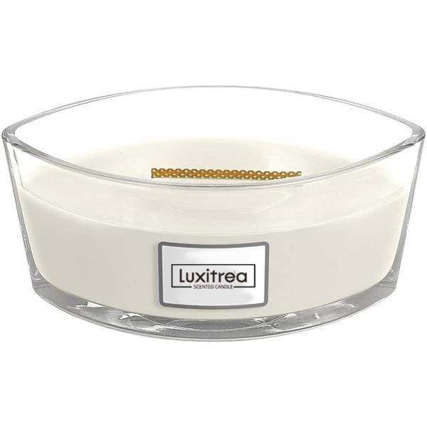 Quality Cotton Wick Type Milk Scented Candle 16oz With Metal Lid Customizable for sale
