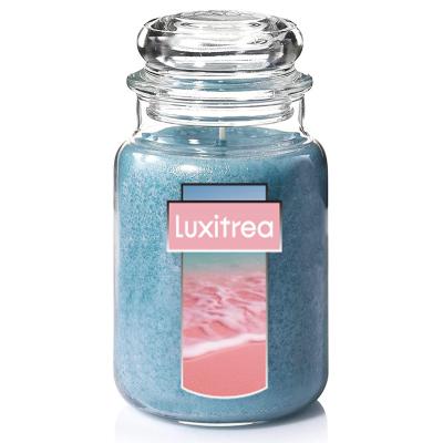 China Violet Gardenia Bottled Up Scented Candles 80 Hours 20 Oz Freesia Scented Candles for sale