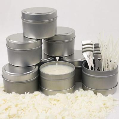 China 30 Hours Tin Scented Candle Eucalyptus Mugwort Moss 4 Oz Scented Candles for sale