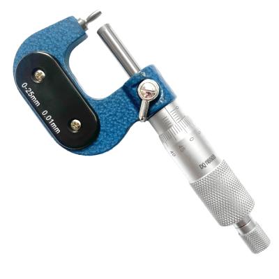 China Tube Wall Thickness Micrometer with Drum-shaped Anvils for sale