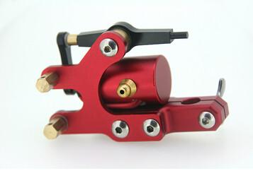 China Balance Motor Rotary Tattoo Machine Gun Red Color for sale