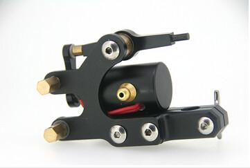 China Balance Motor Rotary Tattoo Machine Gun Black Color for sale