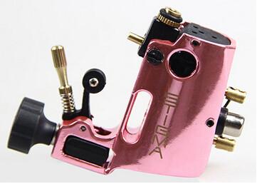 China Pro Stigma Rotary Tattoo Machine Gun Liner and Shader Pink Color for sale