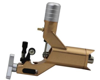 China Aluminum Motor Rotary Tattoo Machine Gun Liner and Shader Golden Color for sale