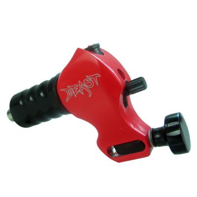 China Pro Beast Rotary Tattoo Machine Gun Shader and Liner Red for sale