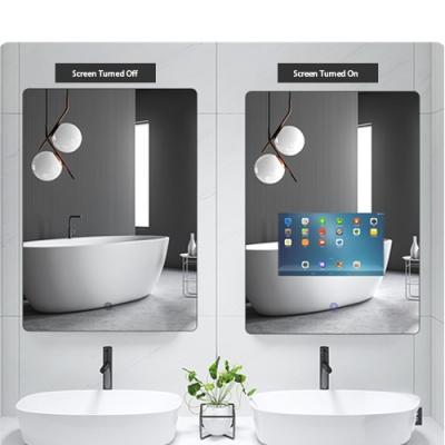 China Kinstone Wall Mount Smart Mirror For Bathroom Square Shape 600*800MM Digital Signage for sale