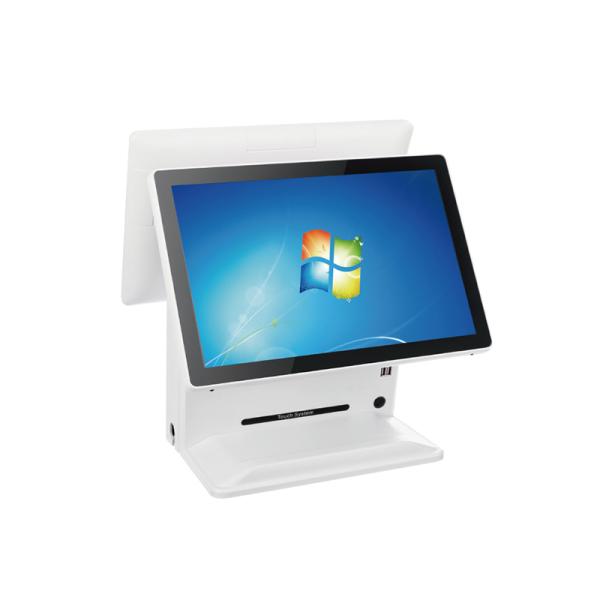 Quality 15-inch Dual-Screen Touch POS All-in-One PC, OEM Available, Ideal for Restaurant & Supermarket Checkout for sale