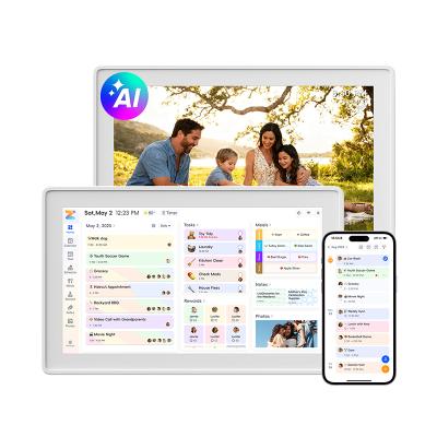 China 15.6-inch Wall Planner Digital Calendar & Chore Chart, Smart Touchscreen Interactive Display for Family Schedules – Wall Mount Included, Great for Organizing Your 2026 Calendar for sale