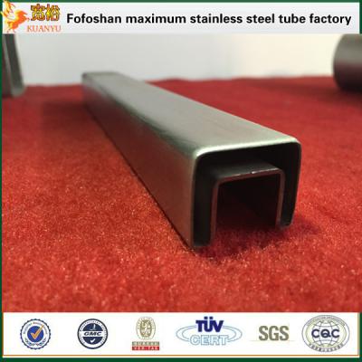 China Customized Special Model Stainless Steel Square Slotted Tubing for sale