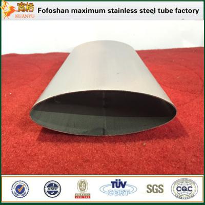 China Guangdong Special Shape Tube Stainless Steel Welded Oval Tubes for sale