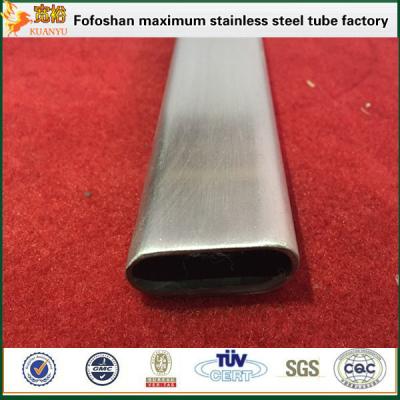 China 316 Material Mirror Flat Stainless Steel Oval Tube Stainless Steel Irregular Pipe for sale