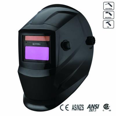 China LEADER Black Matte Color Auto Darkening Arc Welding Helmet for sale