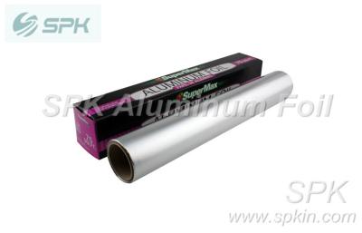 China Household aluminum foil rolls sliver color , aluminum foil wrap for sale