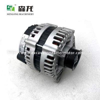 China New 24V 110A Diesel Engine Parts Alternator JFZ2110-1100 Compatible With Foton Cummins Engine ISGE Replaces 3696213 3698351 Dehong JFZ2110-1100 JFZ2110-1102 JFZ2110-1100-WX JFZ21101100 JFZ21101102 for sale