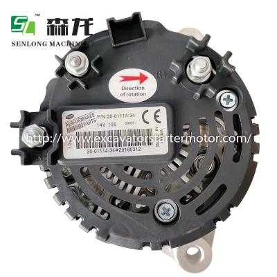 China 12V 105A Alternator for Refrigerated truck 300111414, 300111434, 300111436 A1738C, JFZ1738C 2614376, SG10S069 for sale