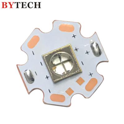 Cina Perle UV inorganiche 405nm CMH della lampada del pacchetto 6868 3w LED in vendita