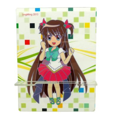 Cina La figura privata CMYK della foto del fumetto di Logo Anime Phone Stand With ha stampato in vendita