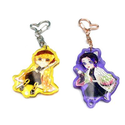 Cina Regalo promozionale chiave acrilico della catena 20g-25g di anime traslucido a resina epossidica di scintillio in vendita