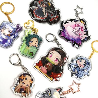中国 ROHSの証明書のアクリルのかわいい漫画Keychain変形無し20g-25g 販売のため