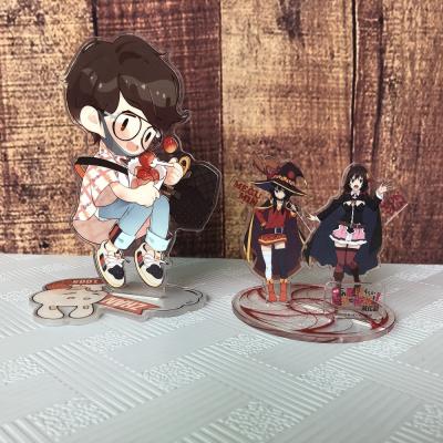 Cina Customized Acrylic standee with Anime figure/star/Cartoon figure/Company Logo Printed in vendita