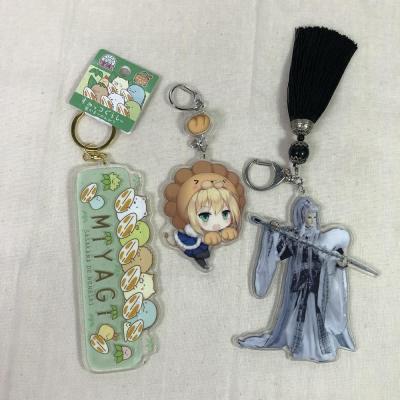 Cina Il regalo olografico di anime ha fissato la chiave acrilica Ring With No Deformation di anime in vendita