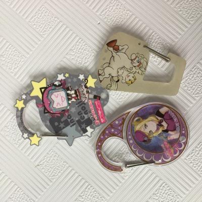 Cina CMYK ha stampato catena chiave di Carabiner di anime del fermaglio di arrampicata la piccola in vendita