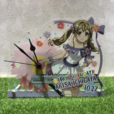 Cina La sveglia di plastica da tavolino di anime ha personalizzato la sublimazione della tintura in vendita