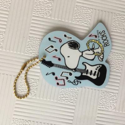 Cina Custom design ha stampato il doppio ha parteggiato piccoli mini incanti acrilici a resina epossidica della resina della catena chiave per il pendente del telefono in vendita