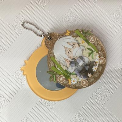 Cina Custom design ha stampato il doppio ha parteggiato piccoli mini incanti acrilici a resina epossidica della resina della catena chiave per il pendente del telefono in vendita