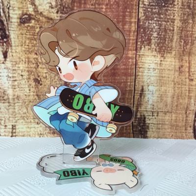 Cina Modern Printed Acrylic Standee; Customized Aacrylic stand/display board with Anime figure/Cartoon characeter printed in vendita