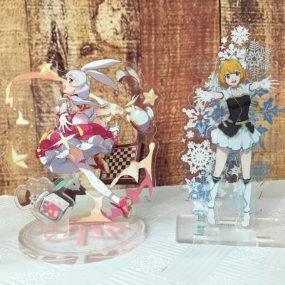 Cina CMYK che stampa l'esposizione acrilica di anime della persona in piedi del personaggio dei cartoni animati in vendita