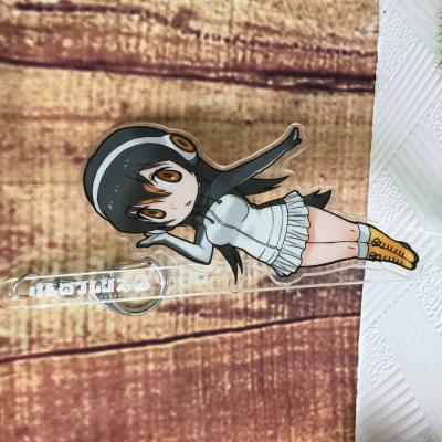Cina L'anime acrilico chiaro su ordinazione personale di stampa su due lati incanta la catena chiave in vendita