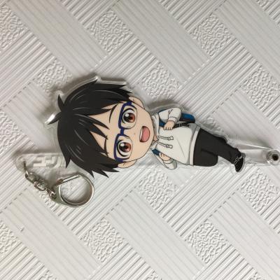 Cina L'anime acrilico chiaro su ordinazione personale di stampa su due lati incanta la catena chiave in vendita
