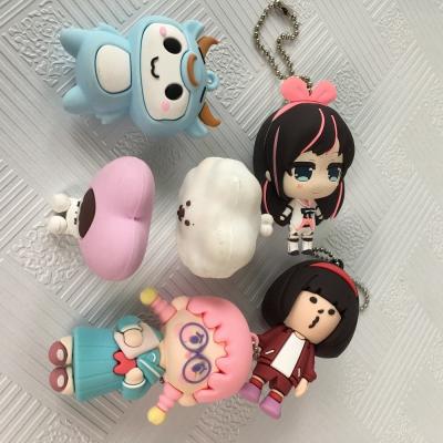 中国 絶妙な技量ポリ塩化ビニールのかわいいキー ホルダーのホールダー 販売のため