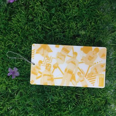 Cina eco flexible PVC rubber embossed pvc patch customized shape Key chain in vendita