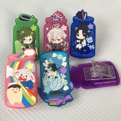 Cina Attractive Price Customised Personalised Soft PVC Key chain;Rubber cartoon Character keychains;Anime figure keychain in vendita