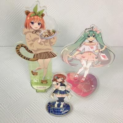 Китай Custom Acrylic Standee Display Stand Cartoon Figure Acrylic Standee; CNC cut Acrylic stand with offset printing продается
