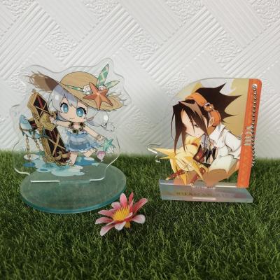 Китай hot sale CMYK Print Acrylic Display Stand , Customized CNC cutting acrylic Standee with logo/cartoon character printed продается