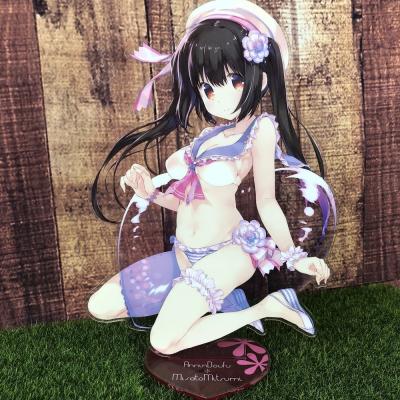 Китай Возместите вырезывание CNC Standee столешницы акрилового Standee аниме печати милое продается