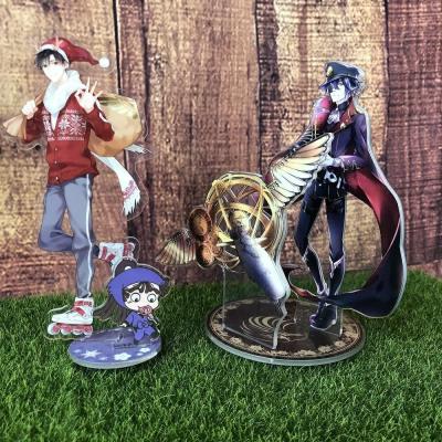 Cina Custom Acrylic stand with LOGO printed;Customized offset printing display stand board with anime figure/star /logo in vendita