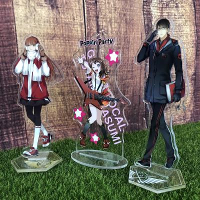 Cina hot sale offset Print Acrylic Display Stand , Customized CNC cutting acrylic Standee with logo/cartoon character printed in vendita